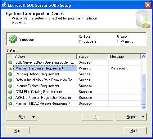 Instalando e Configurando o SQL Server 2005 Express - DevMedia